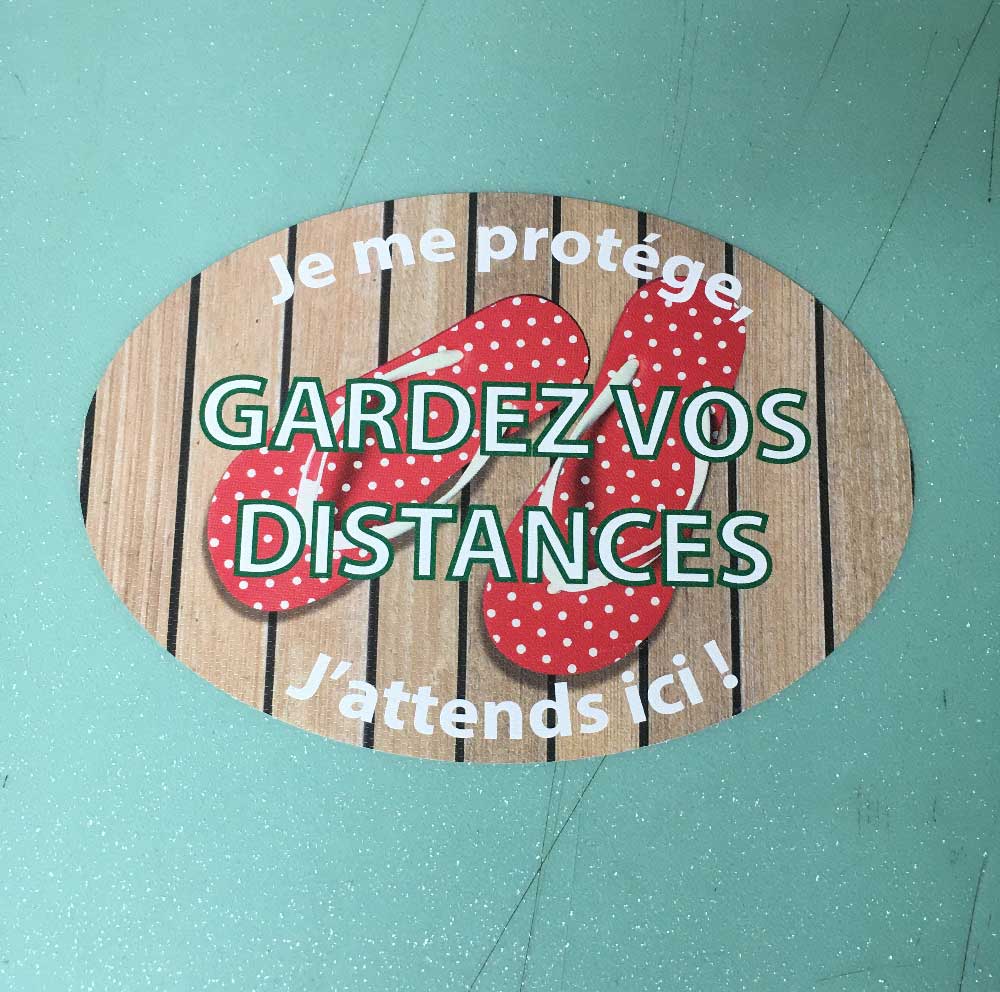 Stickers de sol - Autocollant & Sticker Publicitaire Sur Mesure ...